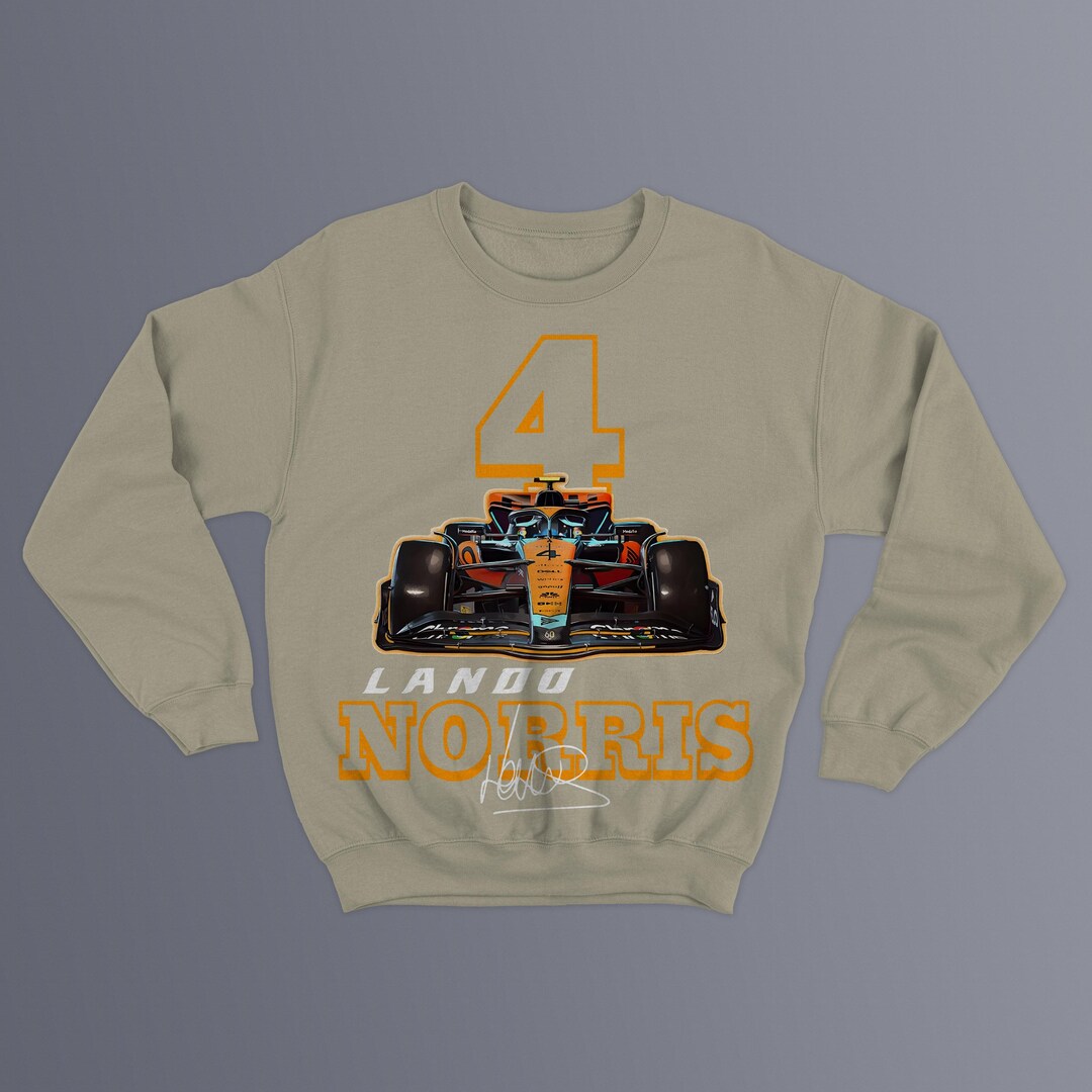 Lando Norris F1 Sweater, Unisex Sweatshirt, Crewneck F1 Sweatshirt ...