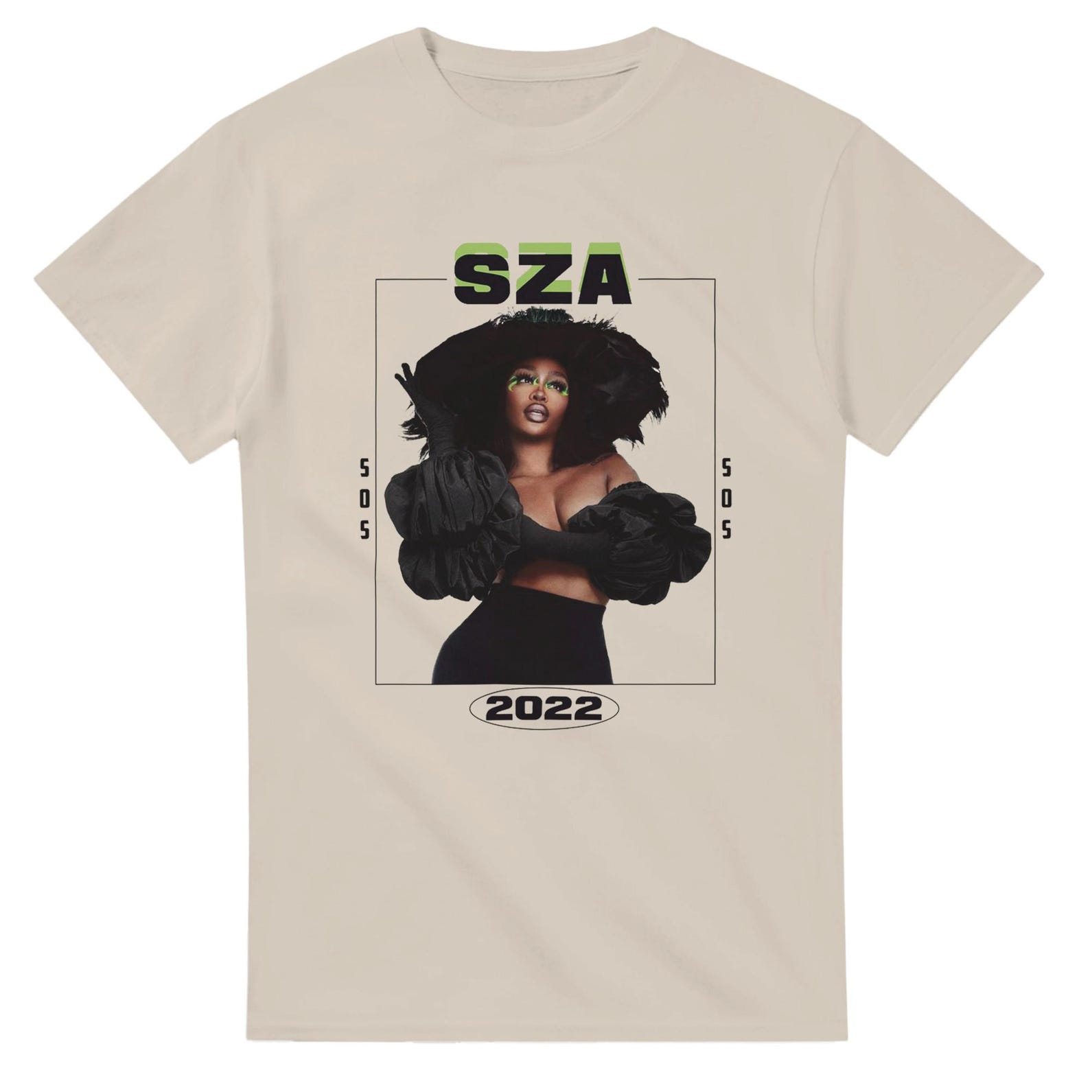 SZA T-shirt SOS 2002 | Premium Heavyweight Cotton Tee | Casual Style ...