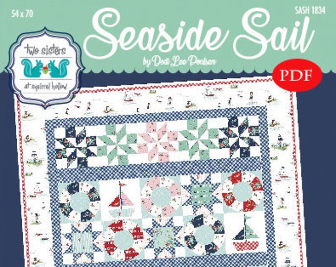 Sailing the Blue Quilt Pattern A Fabulous Quilt Featuring Janet's 'ebb ...
