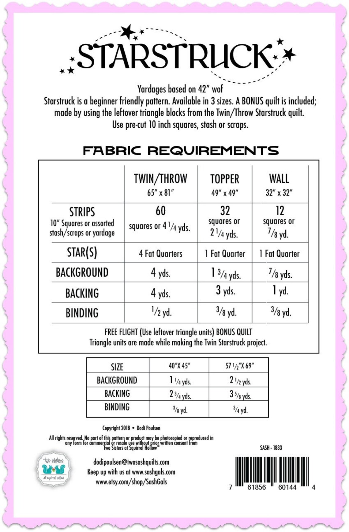 Starstruck PDF Pattern - Etsy Canada