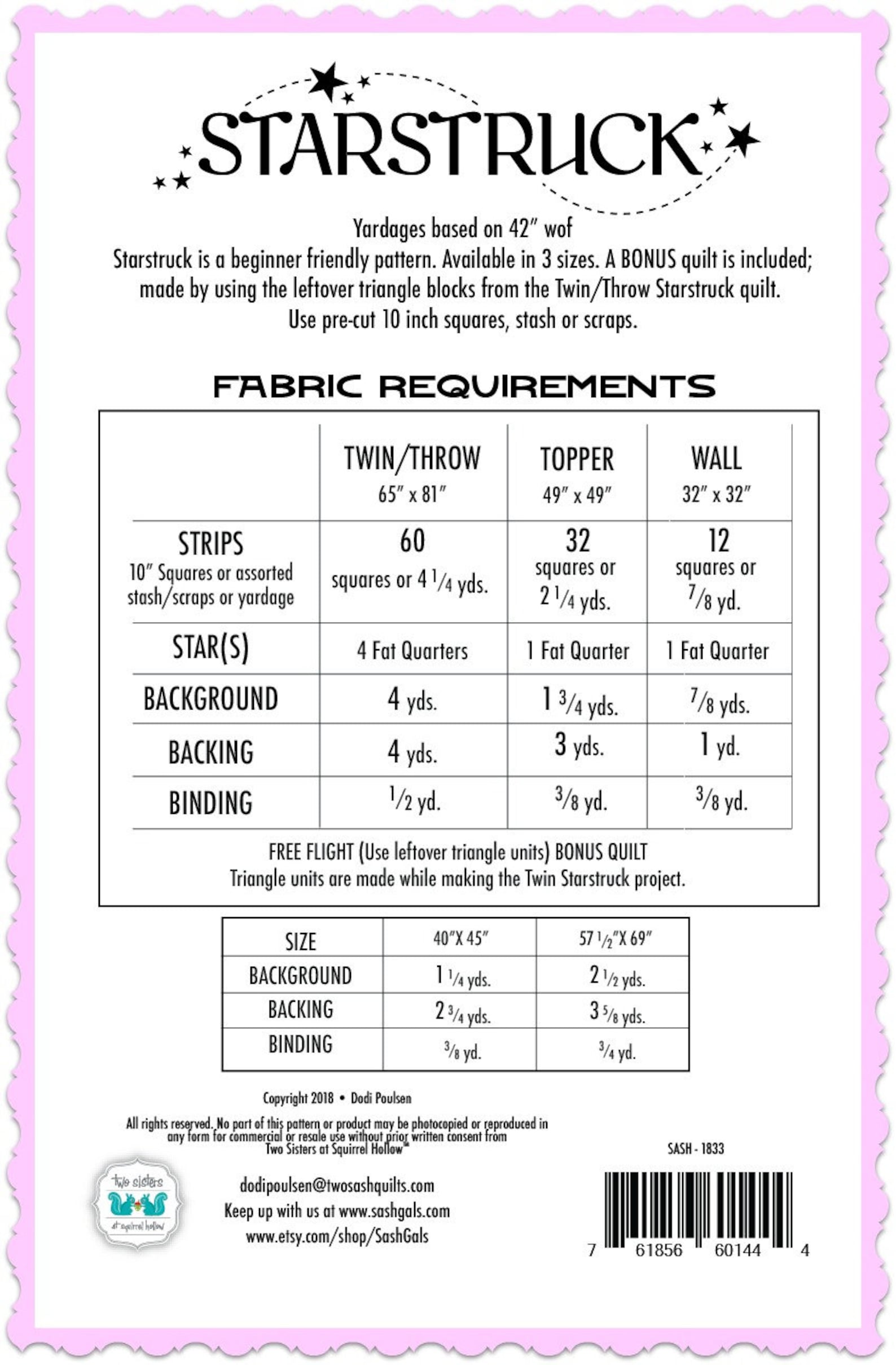 Starstruck PDF Pattern | Etsy