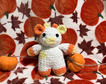 Cute Halloween Candy Corn Cow - Etsy