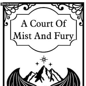 ACOMAF Rebind SVG Bundle | Front, Back and Spine | Digital Download for ...