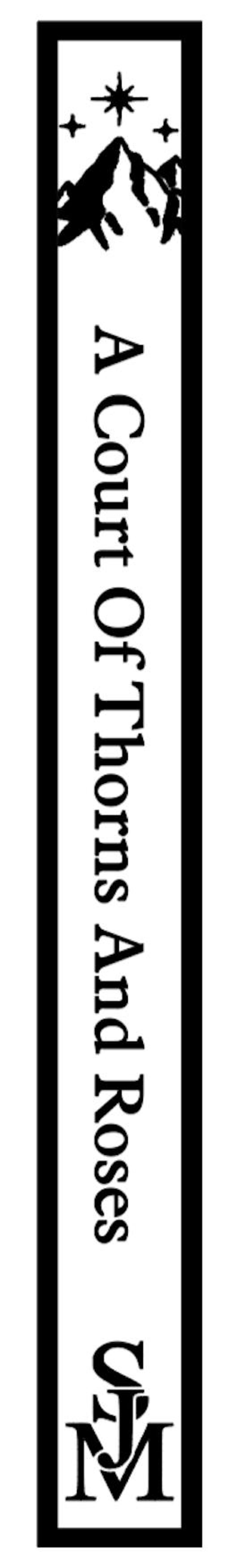 ACOTAR Rebind SVG Bundle | Front, Back and Spine | Digital Download for ...