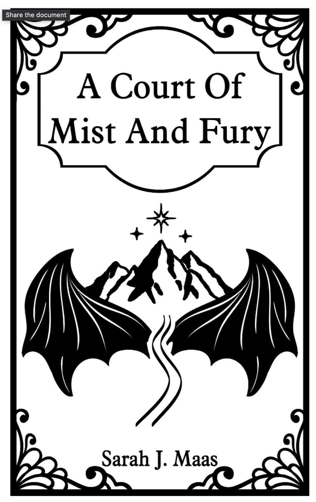 ACOMAF Rebind SVG Bundle | Front, Back and Spine | Digital Download for ...