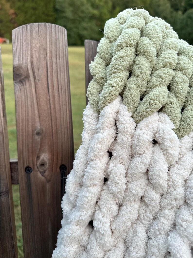 Chunky Custom Knit Blanketperfect Throw Blanketperfect Lap ...