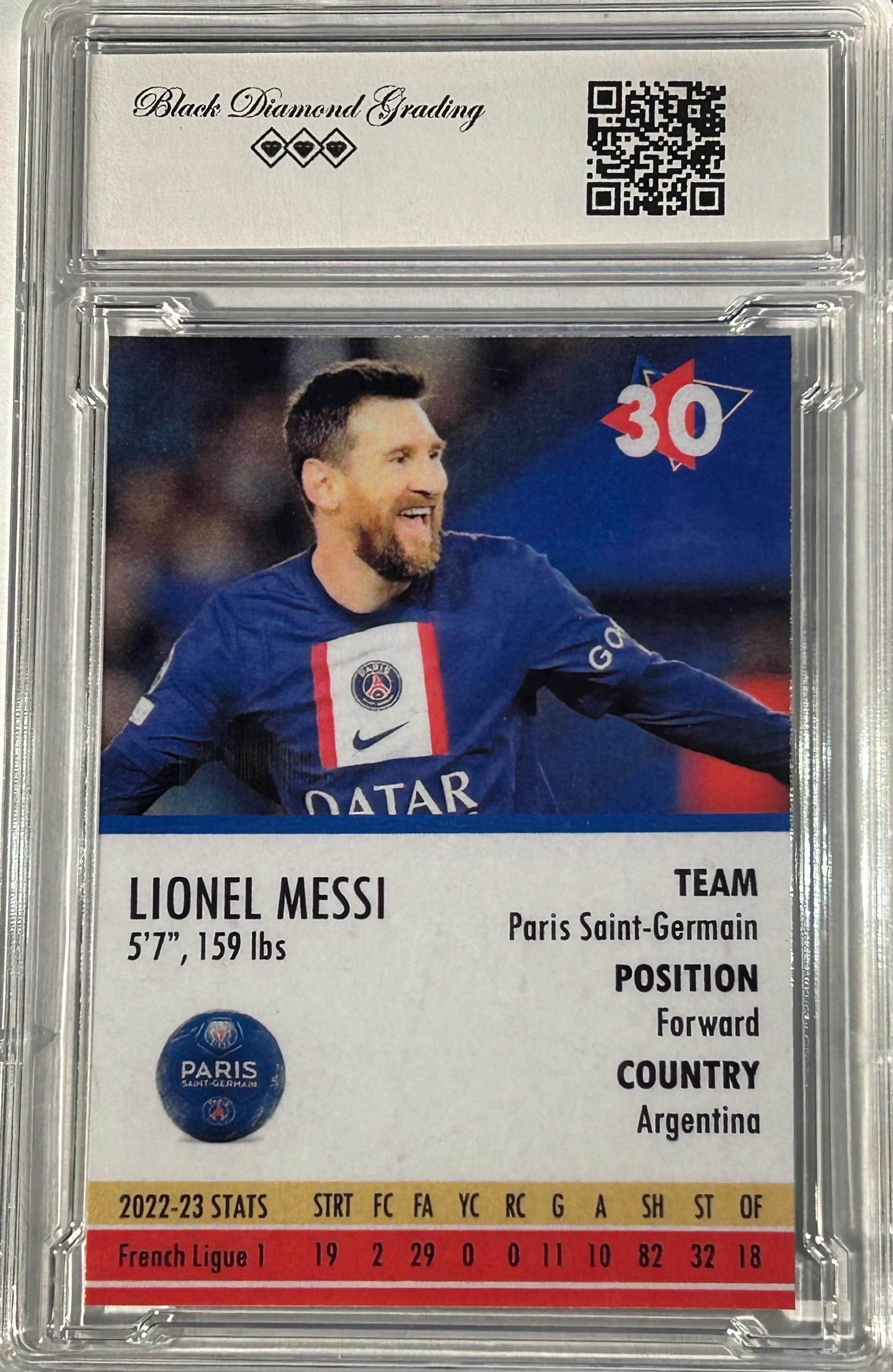 Lionel Messi Generation Next Paris Sait Germain Super Stars Graded ...