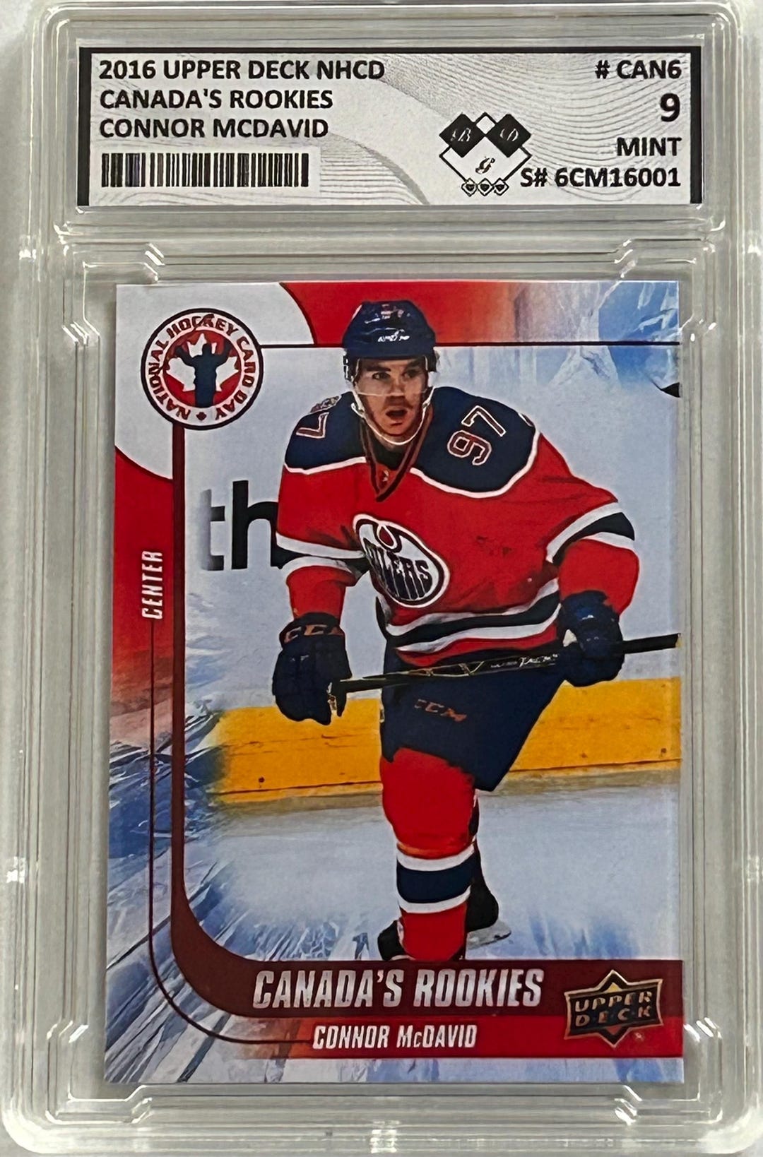 Connor Mcdavid Draft Day Rookie Card Graded Hockey Card 2023-24 RC - Etsy