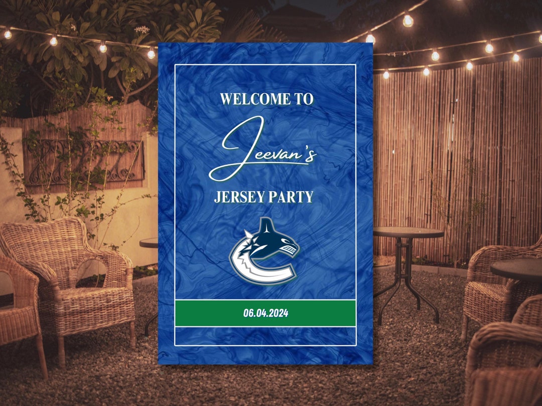 Vancouver Canucks Wedding Sign | NHL Team Custom Sign | Indian Wedding ...