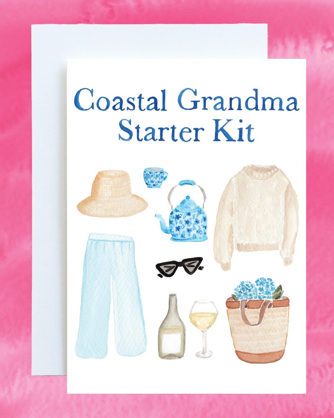 Coastal Grandma Starter Kit Card | Coastal Grandma Aesthetic | Cute ...