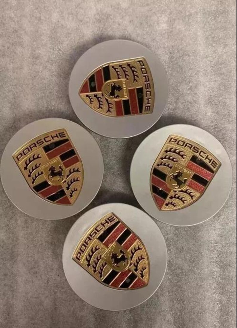 Center Wheel Cap Porsche Silver 76mm - Etsy