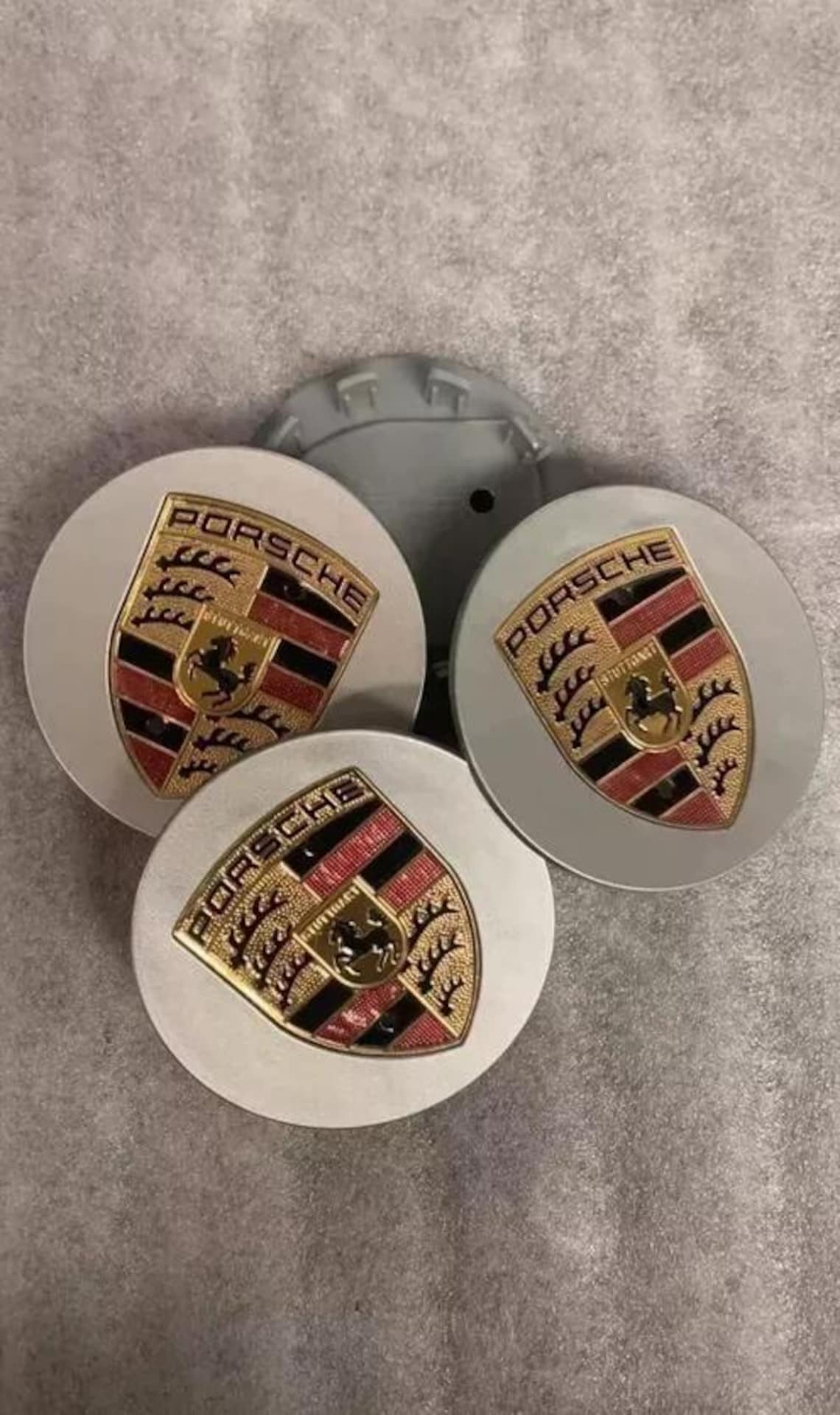 Center Wheel Cap Porsche Silver 76mm - Etsy