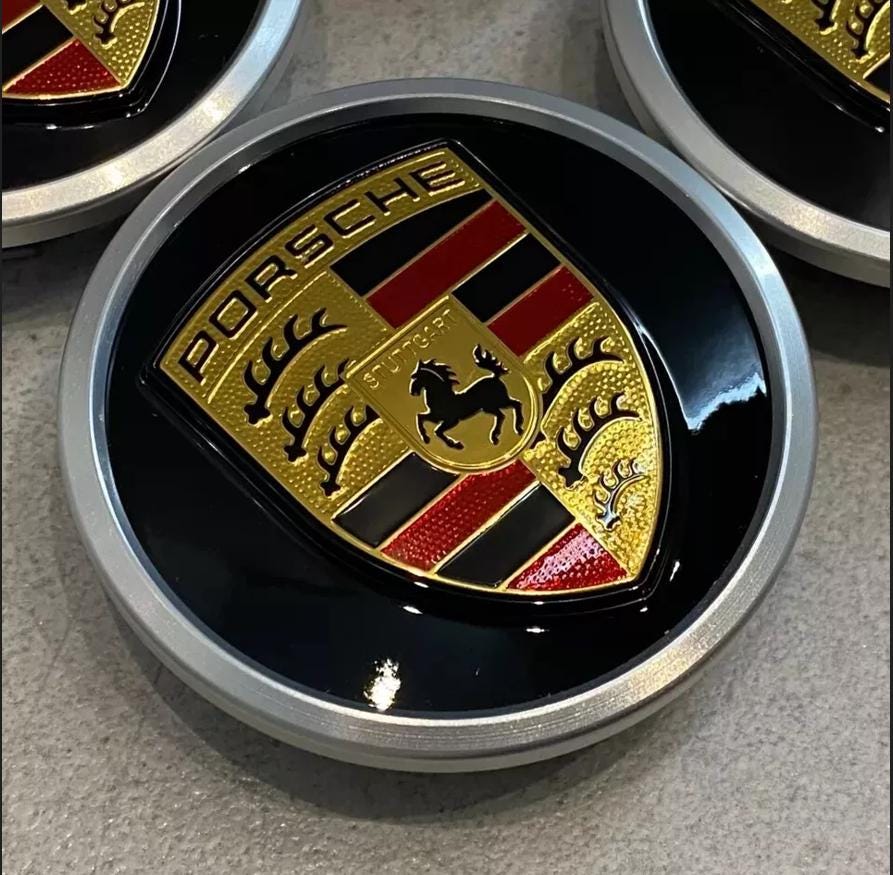 Pack of 4 Hub Porsche Wheel Centre Caps - Etsy