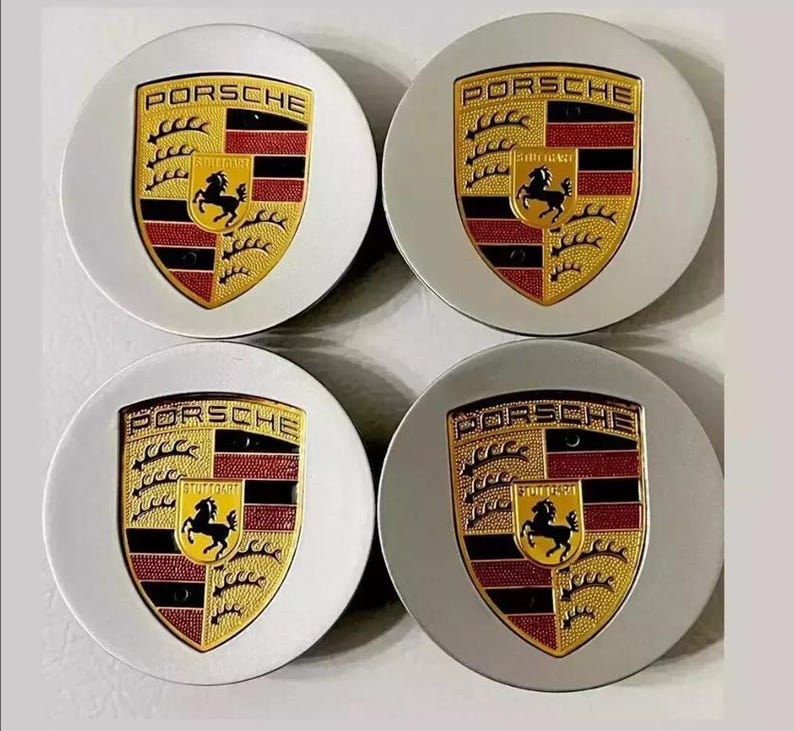 Center Wheel Cap Porsche Silver 76mm - Etsy