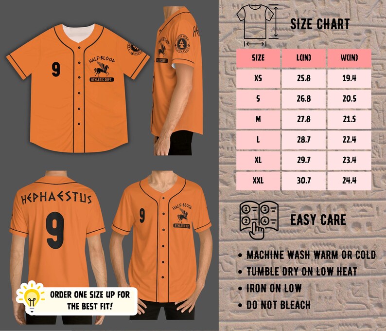 Camp Half-blood Cabin 9 Team Jersey | Hephaestus #9 | Percy Jackson Olympians | Heroes of ...