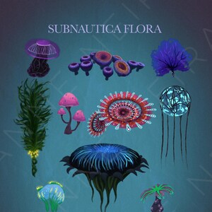 Subnautica Flora Poster - Etsy