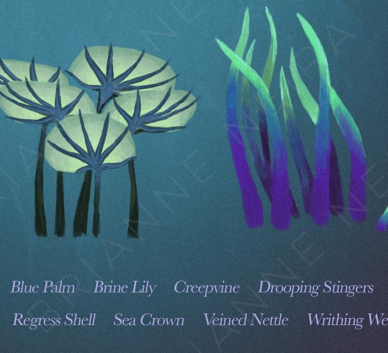 Subnautica Flora Poster - Etsy