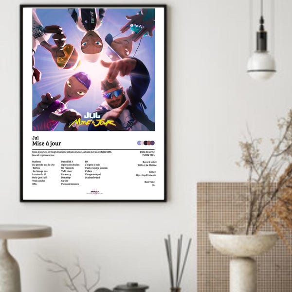 Album poster jul - Etsy France