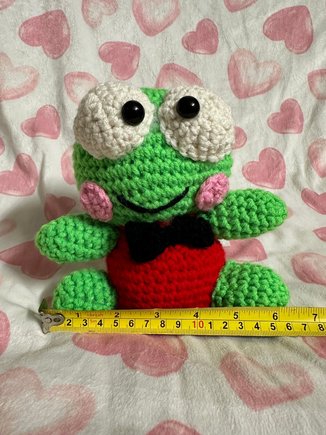 Handmade Crochet Keroppi Amigurumi - Etsy
