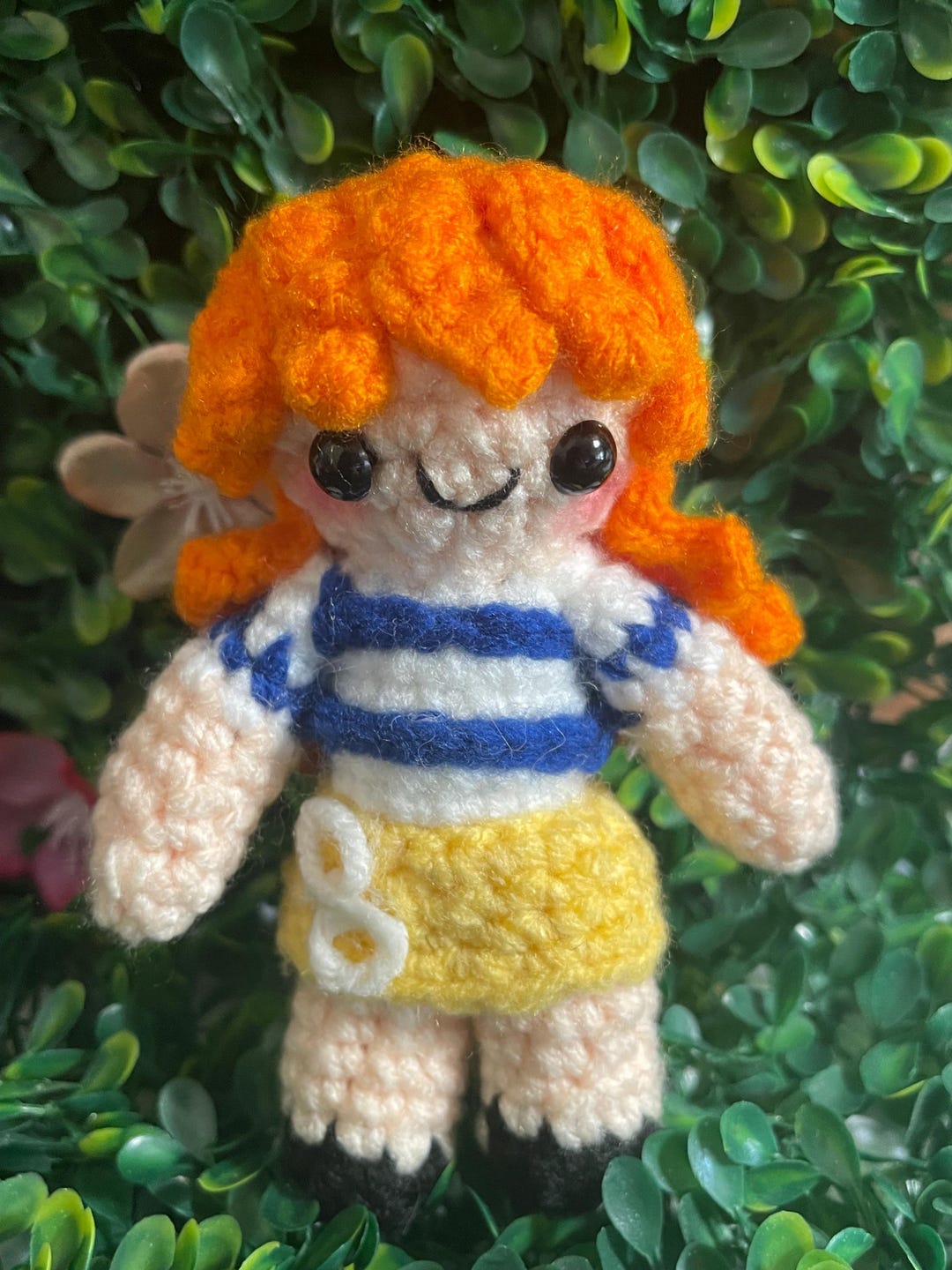ONE PIECE NAMI Amigurumi Crochet Keychain - Etsy