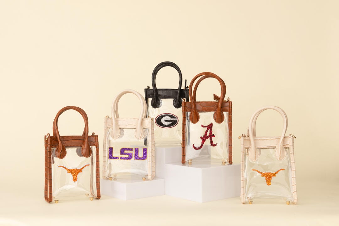 Clear Stadium Purse: Stylish Game Day Bag - Etsy
