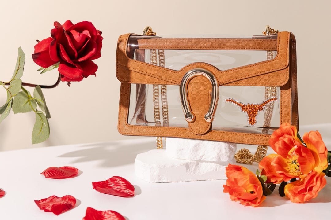 Texas Longhorns Clear Stadium Purse: Game Day Bag - Etsy