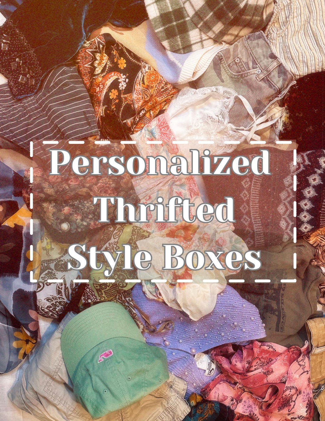 Personalized Thrifted Style Box - Etsy