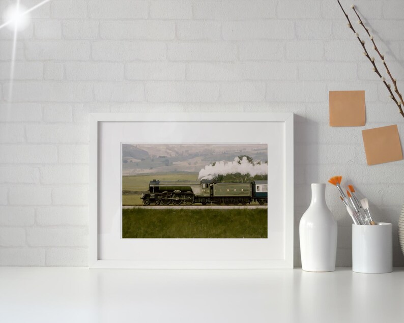 Flying Scotsman Train Print | Country Train Wall Art | Travel Decor ...