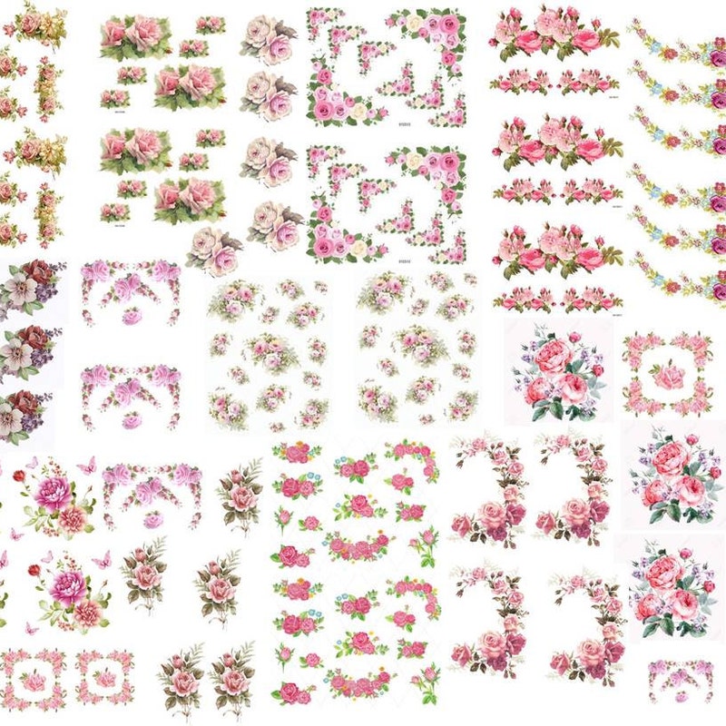 Shabby Chic Decals - Etsy