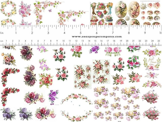 12th Scale-Miniature Decals-Dollhouse Decals-Miniature Decoration ...