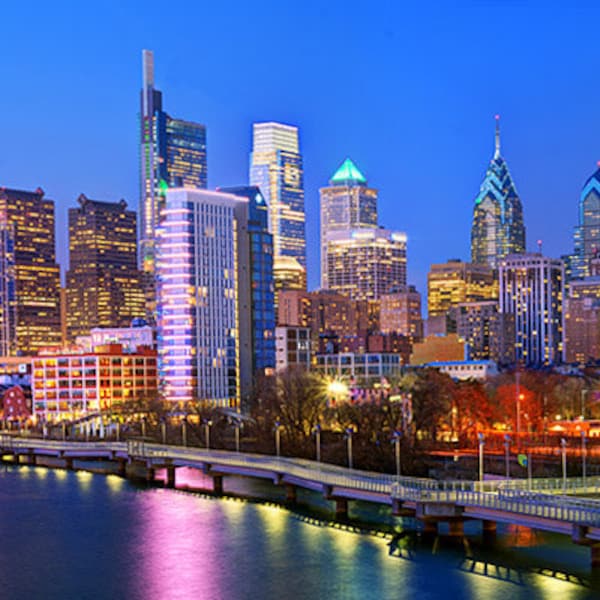 Philadelphia Skyline - Etsy Philadelphia Skyline - Etsy