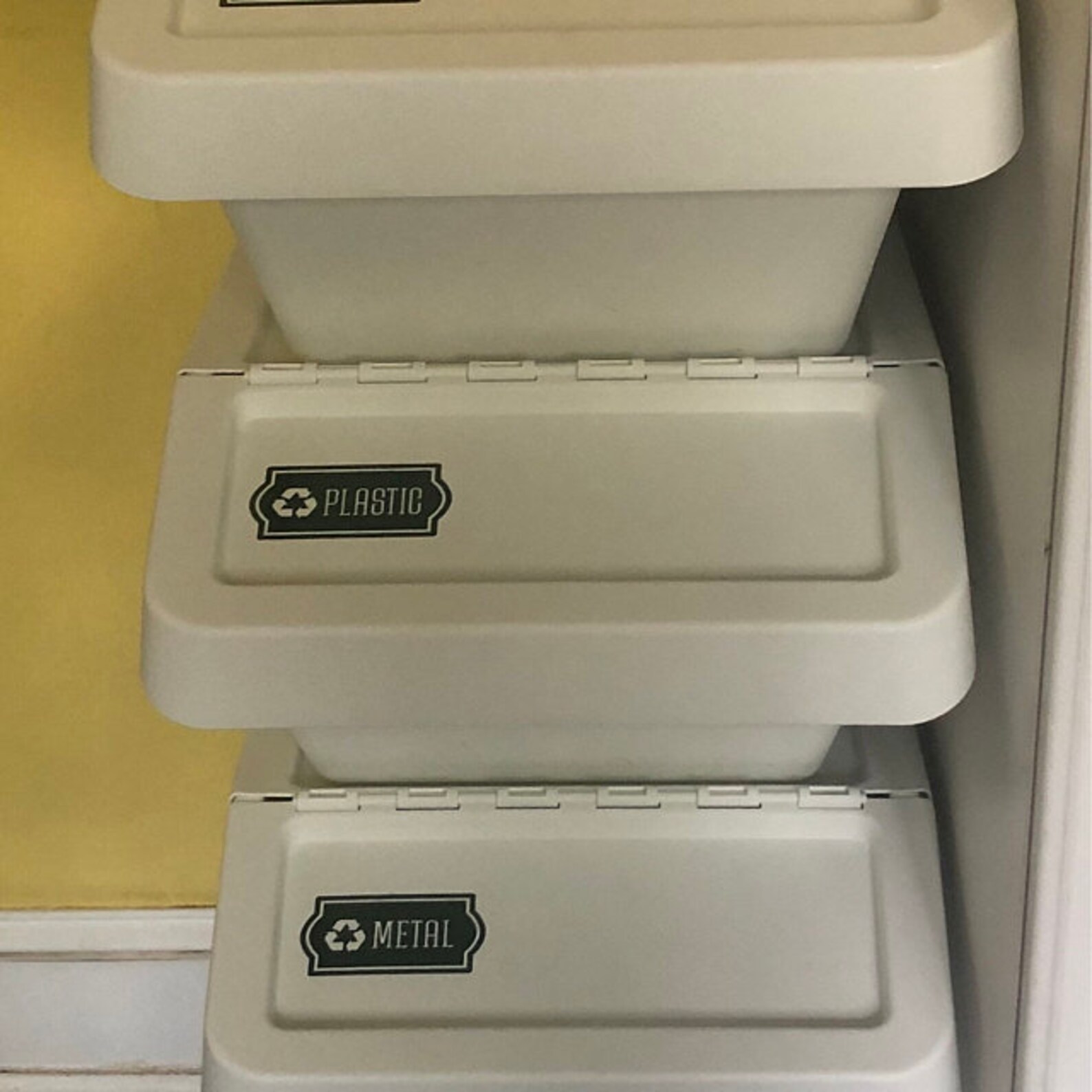 Recycle Decals Computer Cut Recycling Labels Trash Recycle - Etsy