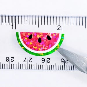 Watermelon Stickers, Set of 48 Sparkly Summer Fruit Vinyl Decals. - Etsy
