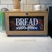 Bread Box Decal, Bread Box Storage Label, Farmhouse Style Pantry Decor ...