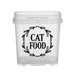 Cat Food Decal, Computer Cut Vinyl Sticker, Pet Dry Food Storage Label ...