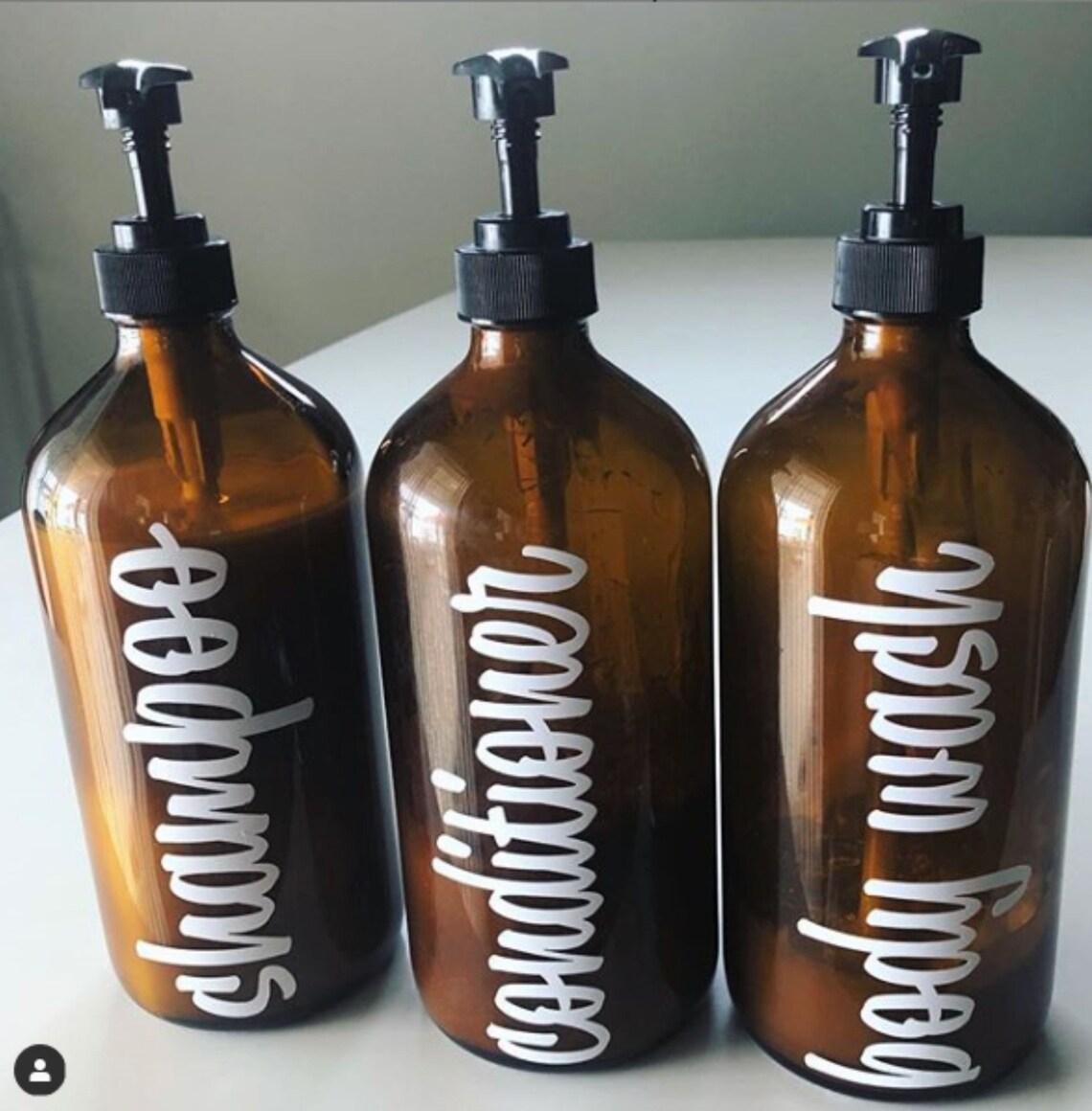 Shampoo Conditioner Body Wash Label Set Soap Dispenser Bottle | Etsy