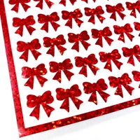 CUSTOM Cute Vinyl Bow Sticker Sheet - Etsy