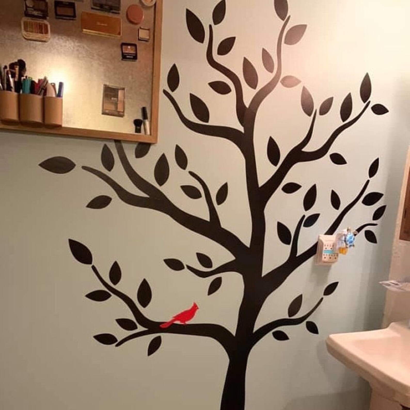 Cardinal Bird Decal | Etsy