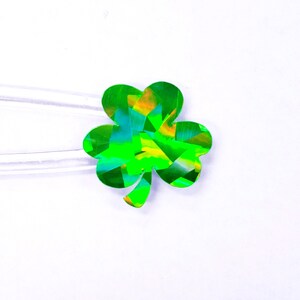 Green Shamrock Stickers, Set of 40 Spring Green Vinyl Decals, St ...