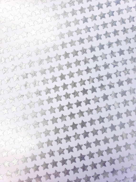 Silver Star Logo Sticker