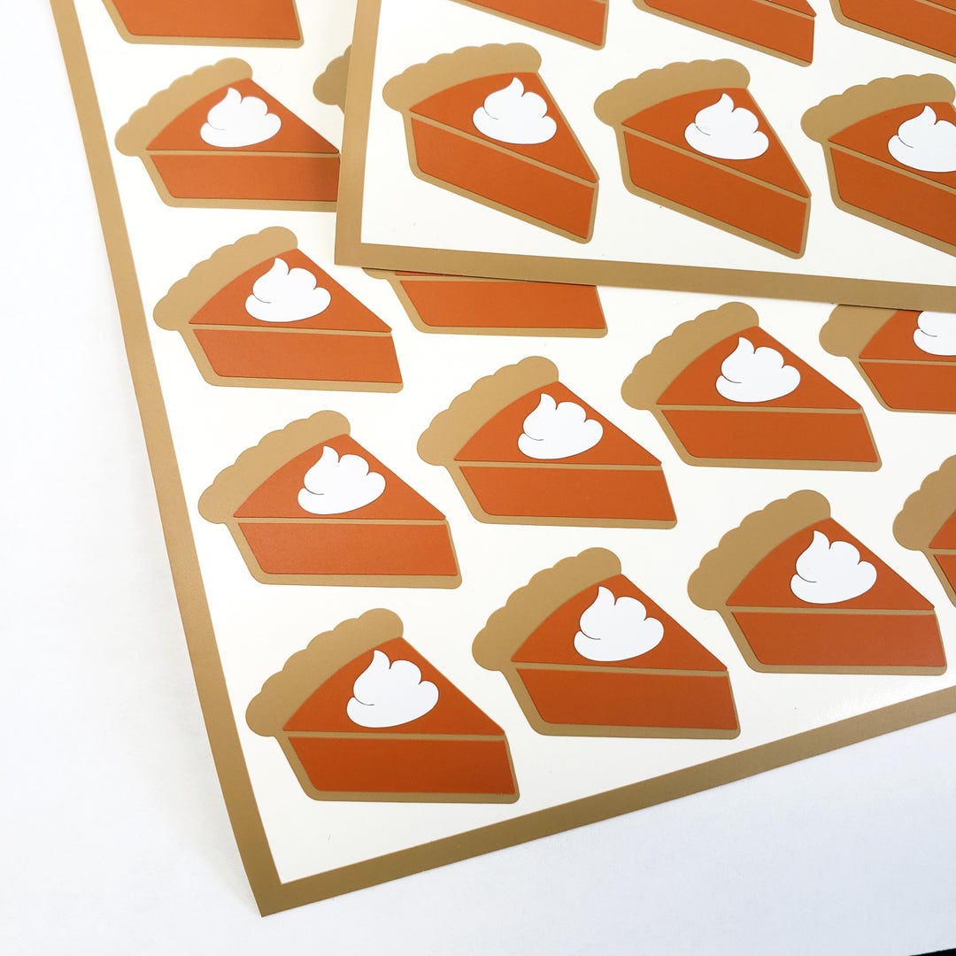 Pumpkin Pie Stickers - Etsy