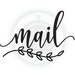 Mail Decal, Home and Office Organization, Mail Box Container Sign ...