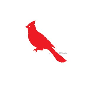 Cardinal Bird Decal | Etsy