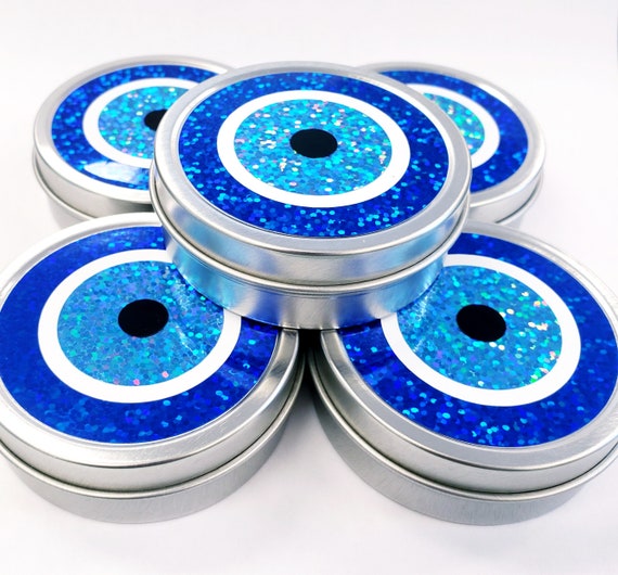 Evil Eye Box Turkish Nazar Blue Evil Eye Symbol Round Tin - Etsy
