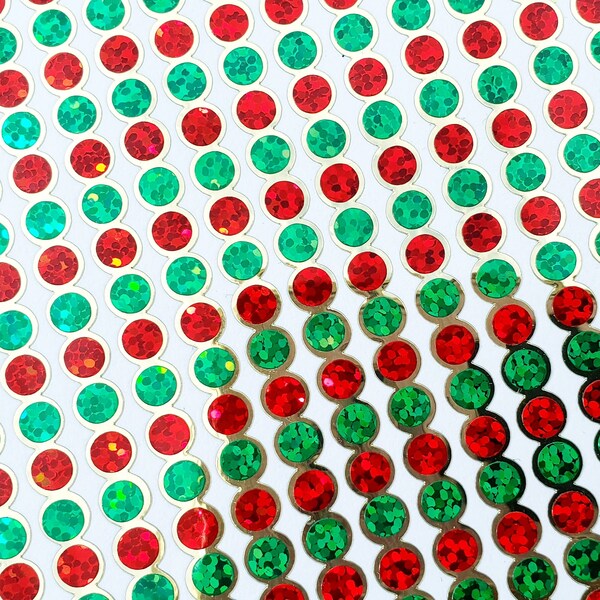 Rhinestone Border Stickers - Etsy