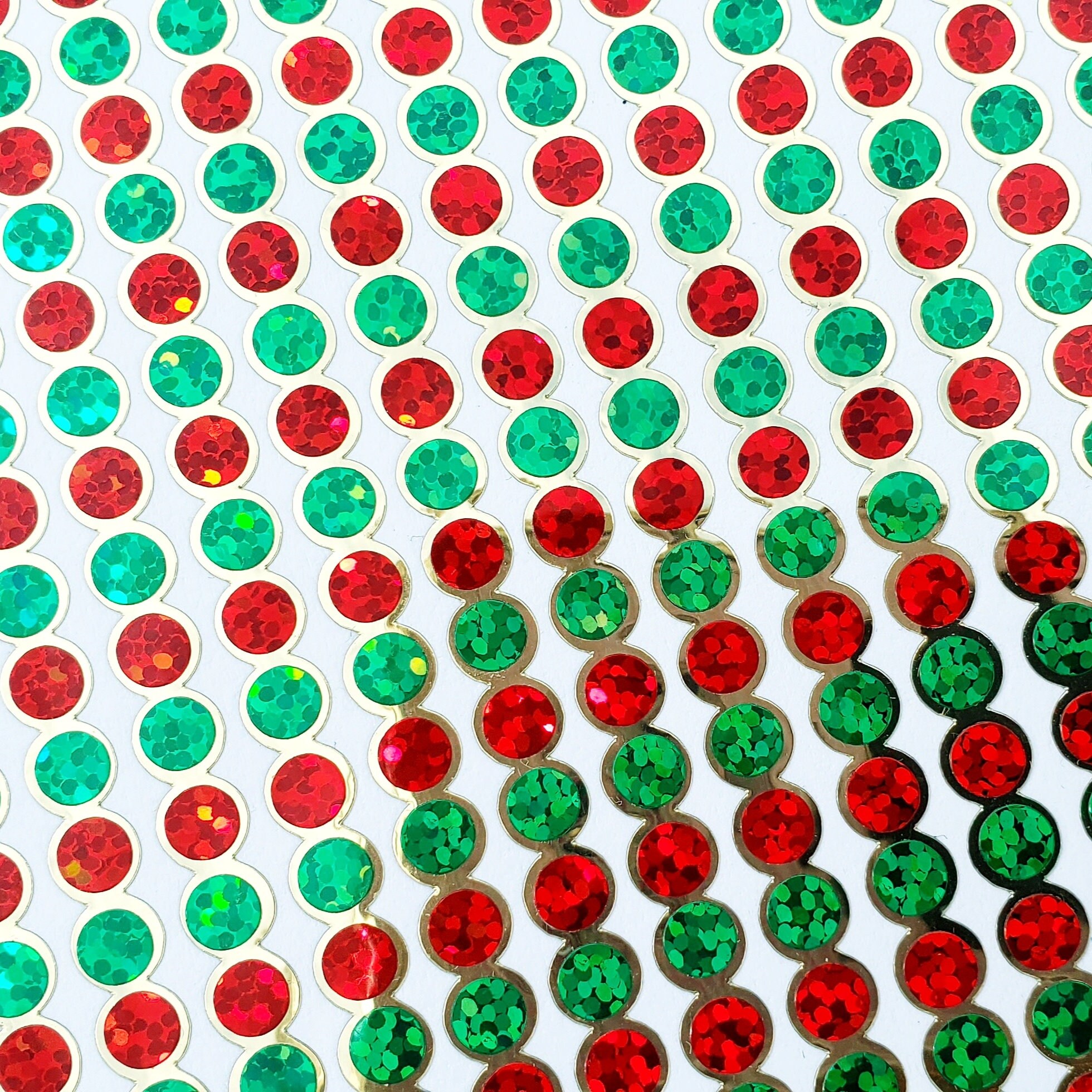 Christmas Polka Dot Border
