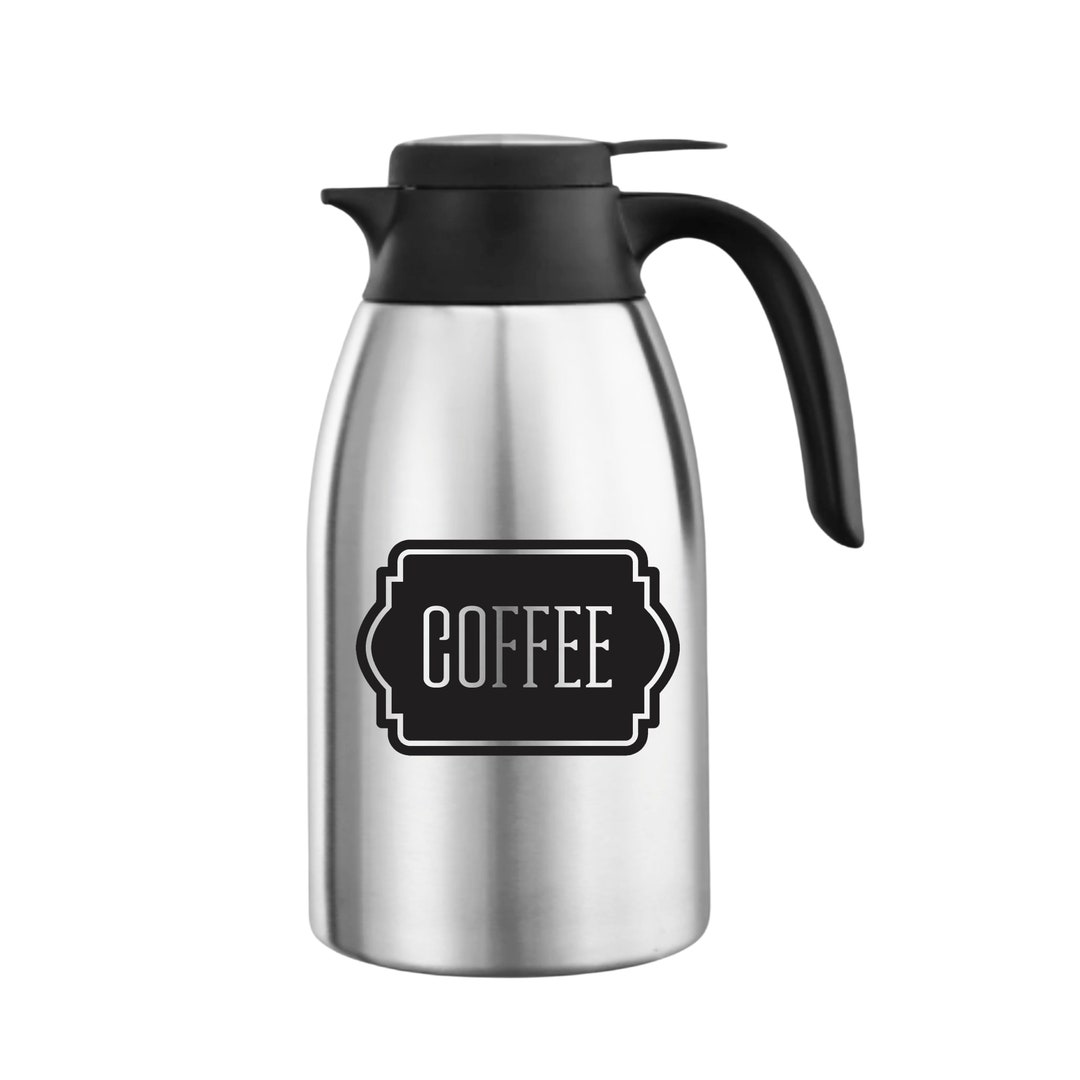 Hot Coffee Decal, Wedding Dessert Coffee Station Vinyl Decals, DECAL ...