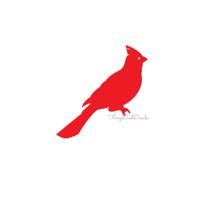 Cardinal Bird Decal | Etsy