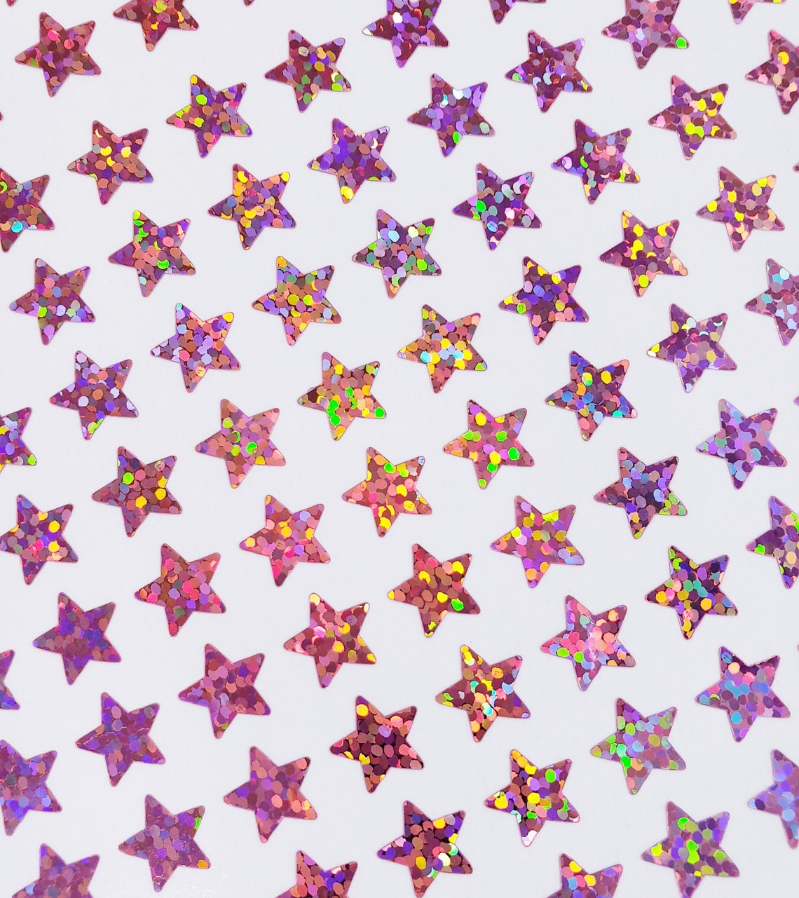 Light Pink Star Stickers Set of 50 100 or 250 Pink Glitter - Etsy