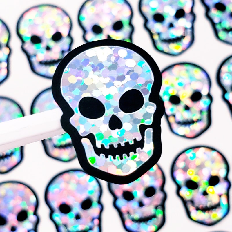Glitter Skeletons - Etsy
